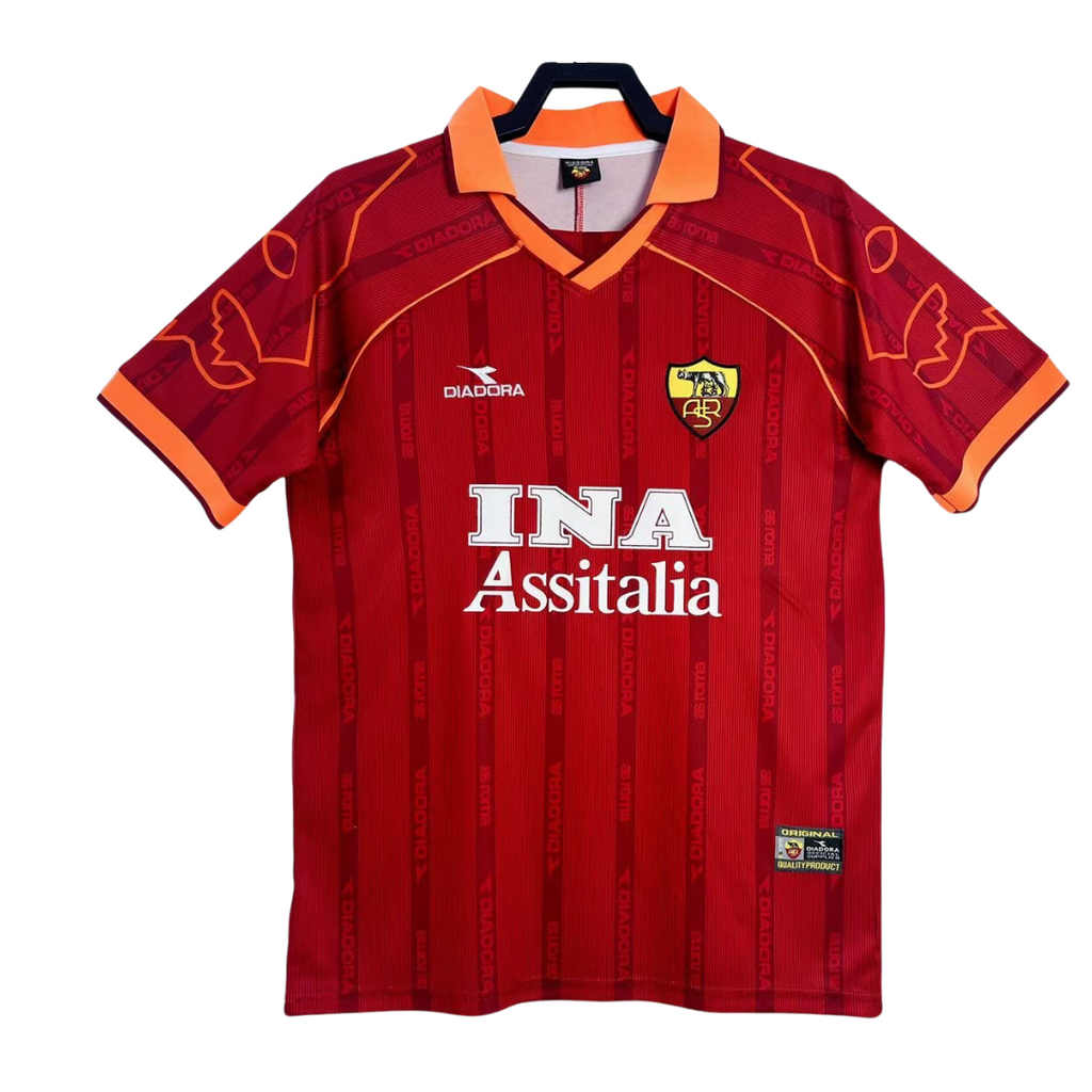 AS Roma Home Shirt - 1999-2000 – Retro Football Shirts