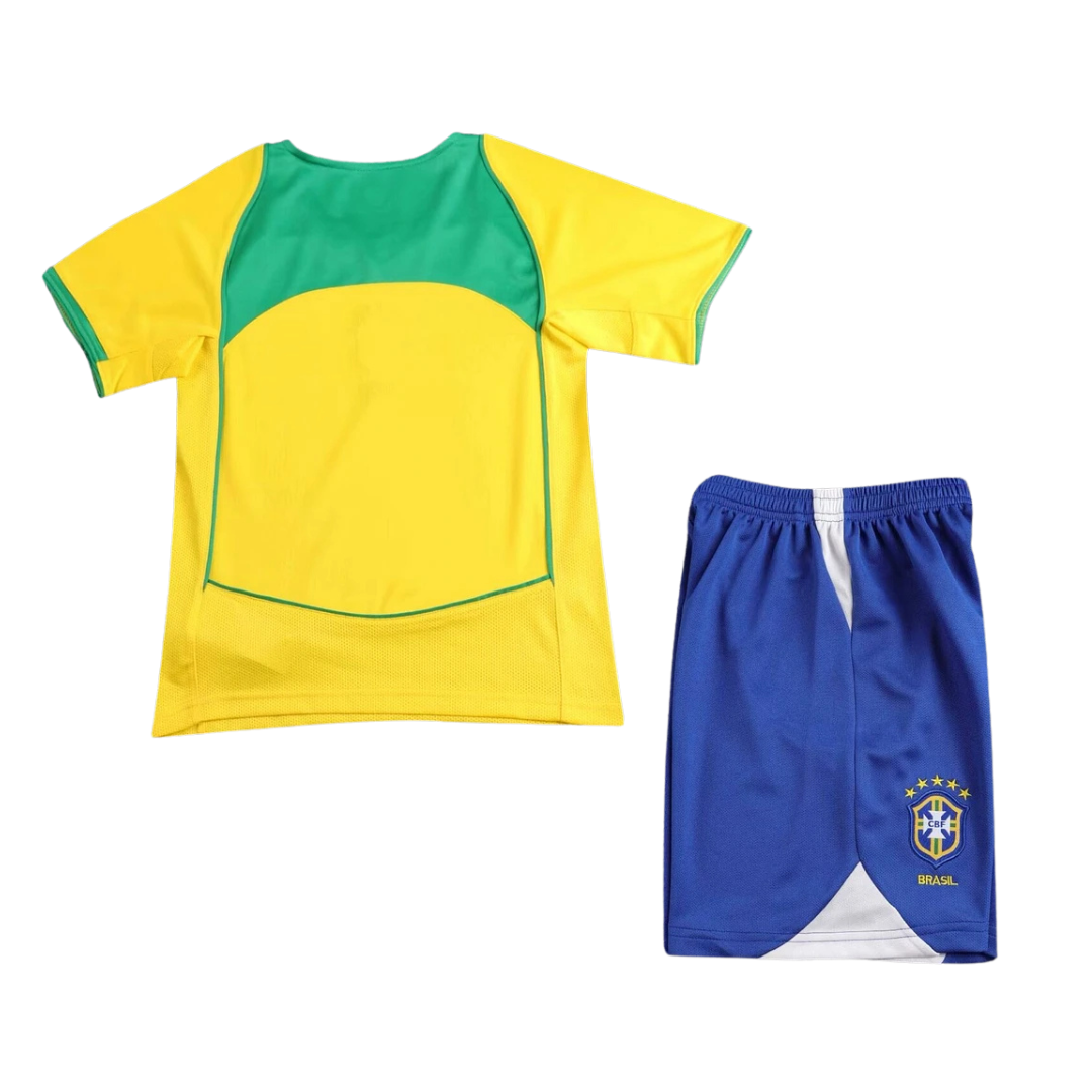 Brazil Home 2004 - KIDS SET – Retro Football Shirts