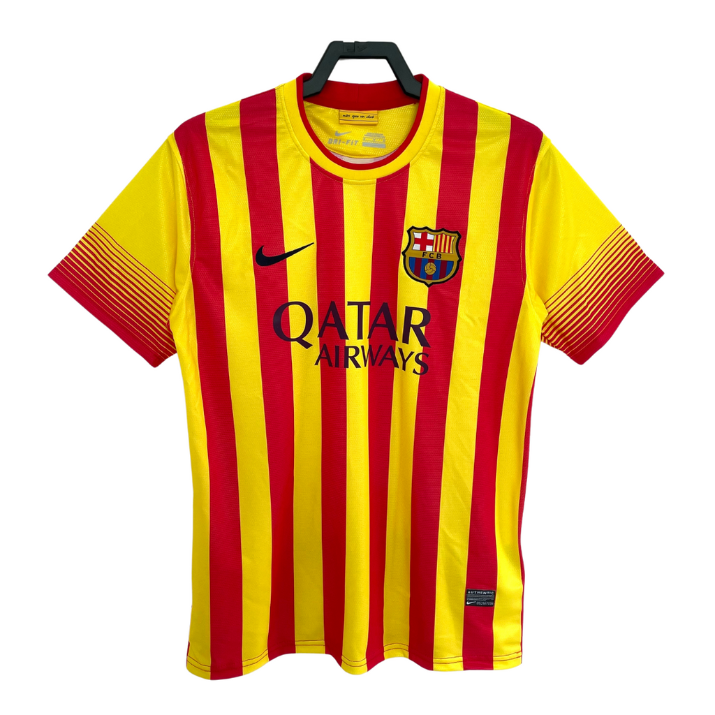 Camiseta de visitante del Barcelona - 2013-2014 – Retro Football Shirts