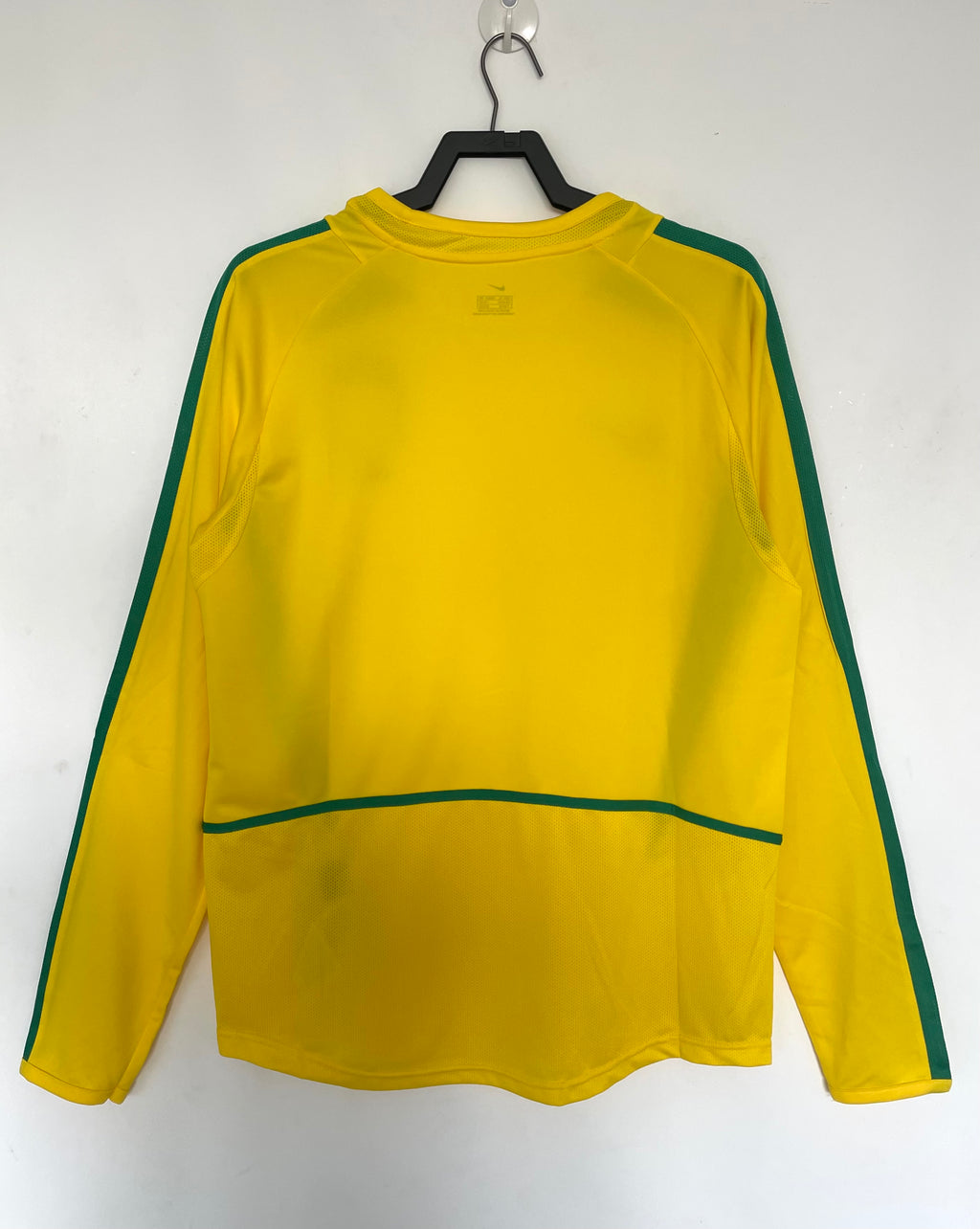 Brazil Long Sleeve Home Shirt - 2002 – Retro Football Shirts