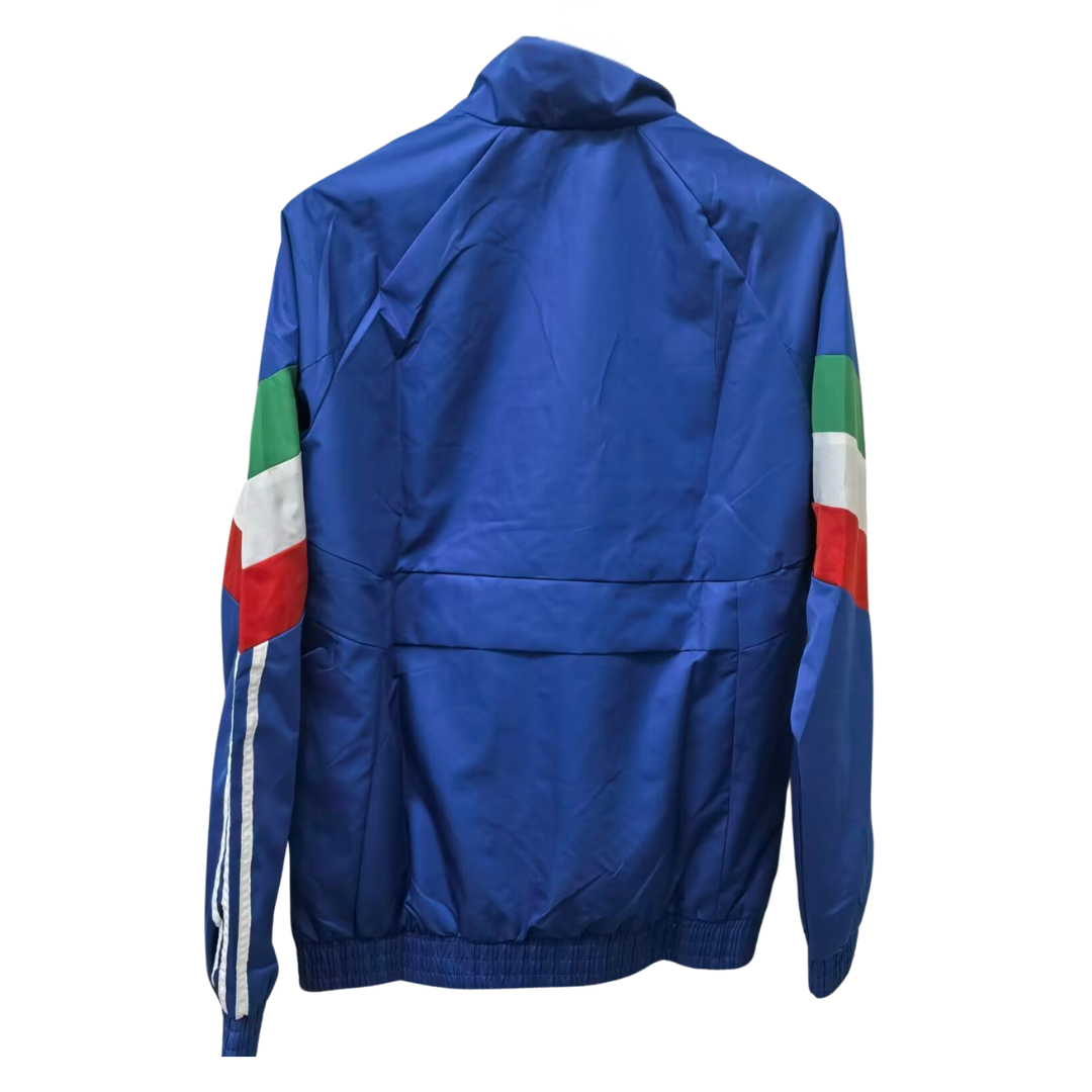 Italy Retro Windbreaker Jacket - Blue – Retro Football Shirts