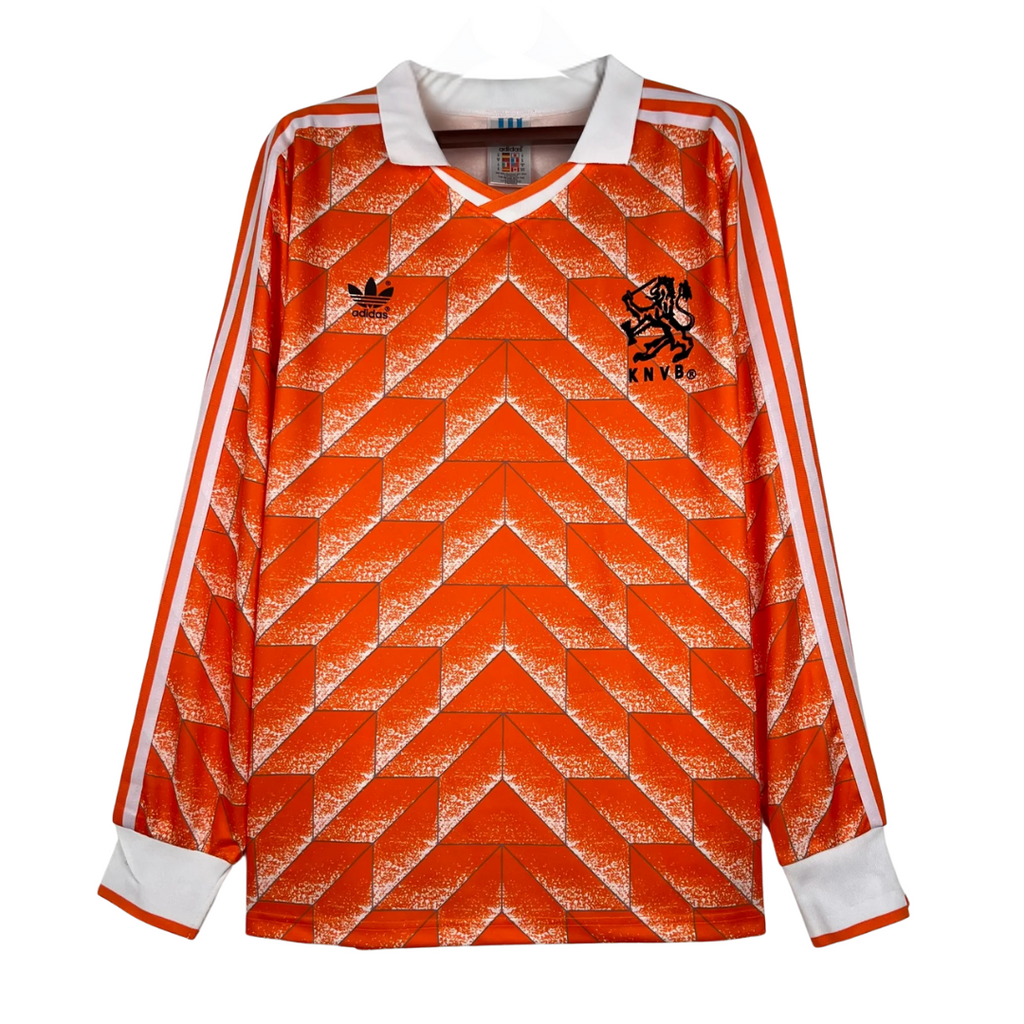 Netherlands Long Sleeve Home Shirt - 1988 – Retro Football Shirts