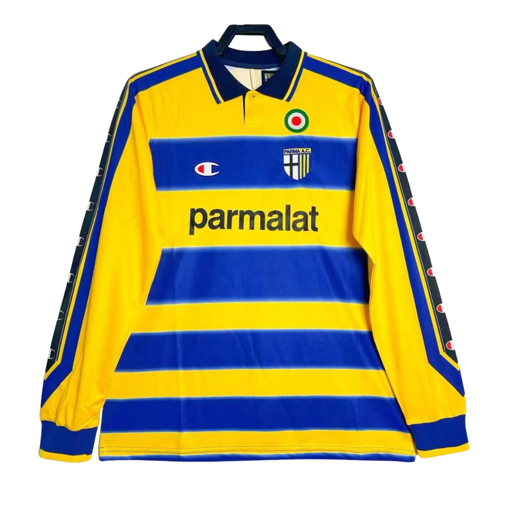 Parma AC Long Sleeve Home Shirt - 1999-00 – Retro Football Shirts