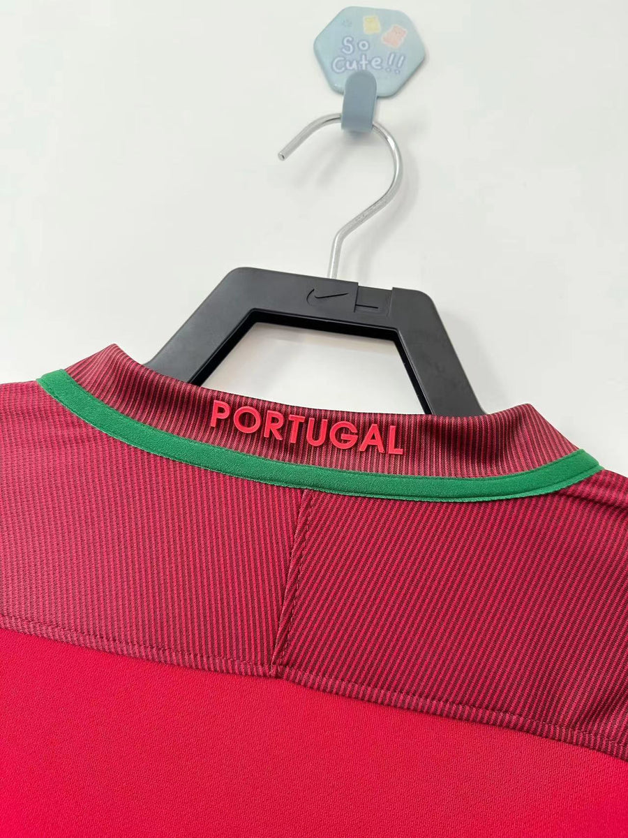 Portugal Long Sleeve Home Shirt - 2016 – Retro Football Shirts