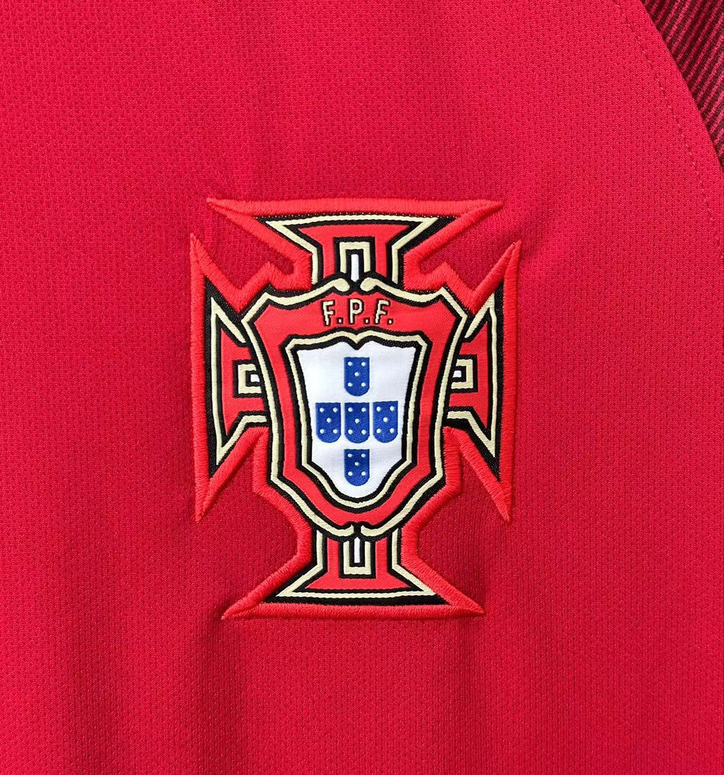 Portugal Long Sleeve Home Shirt - 2016 – Retro Football Shirts