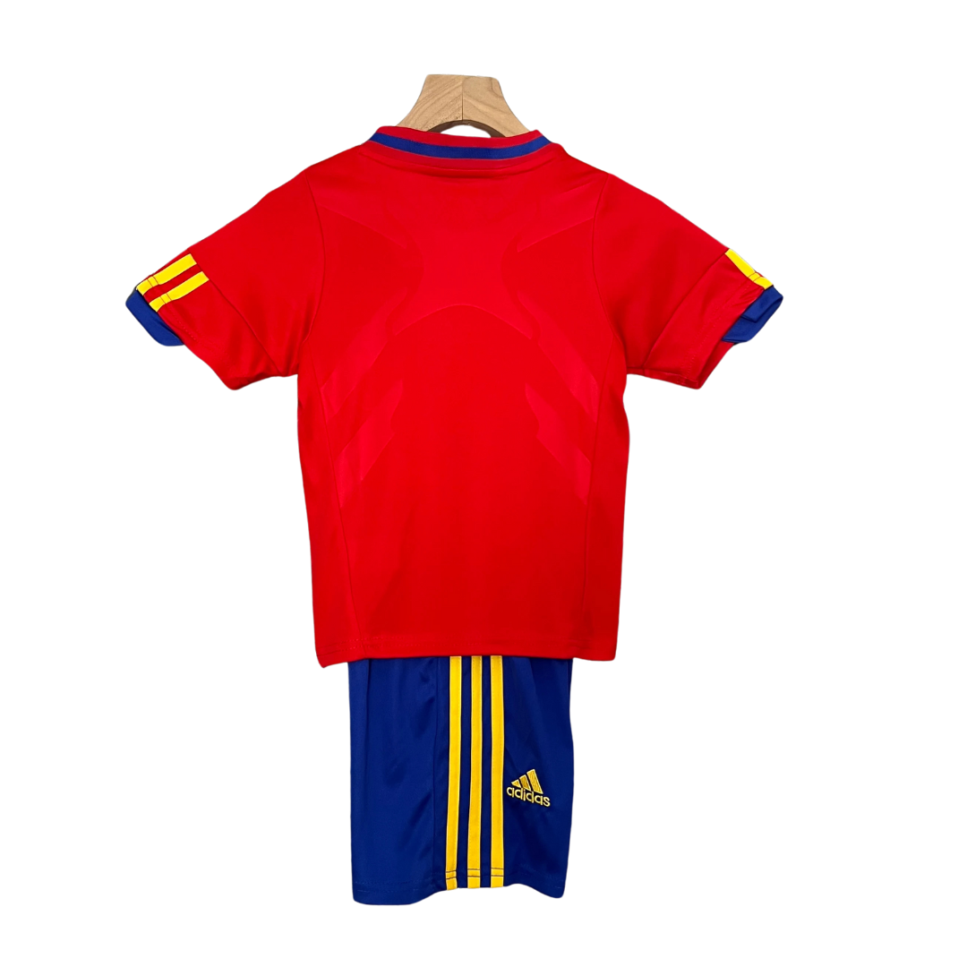 Spain Home 2010 World Cup winner - KIDS SET – Retro Football Shirts