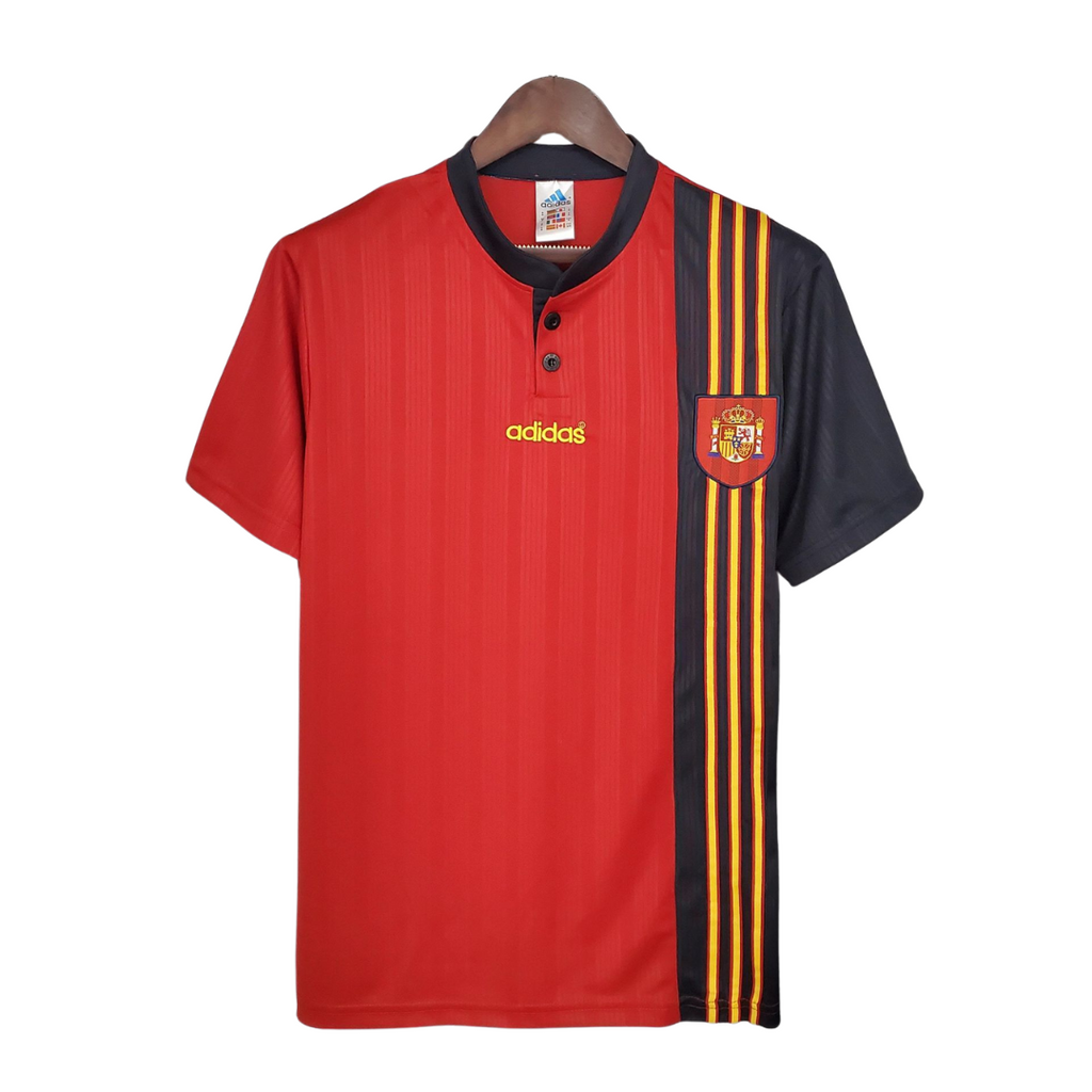 Spain Home Shirt - 1996 – Retro Football Shirts