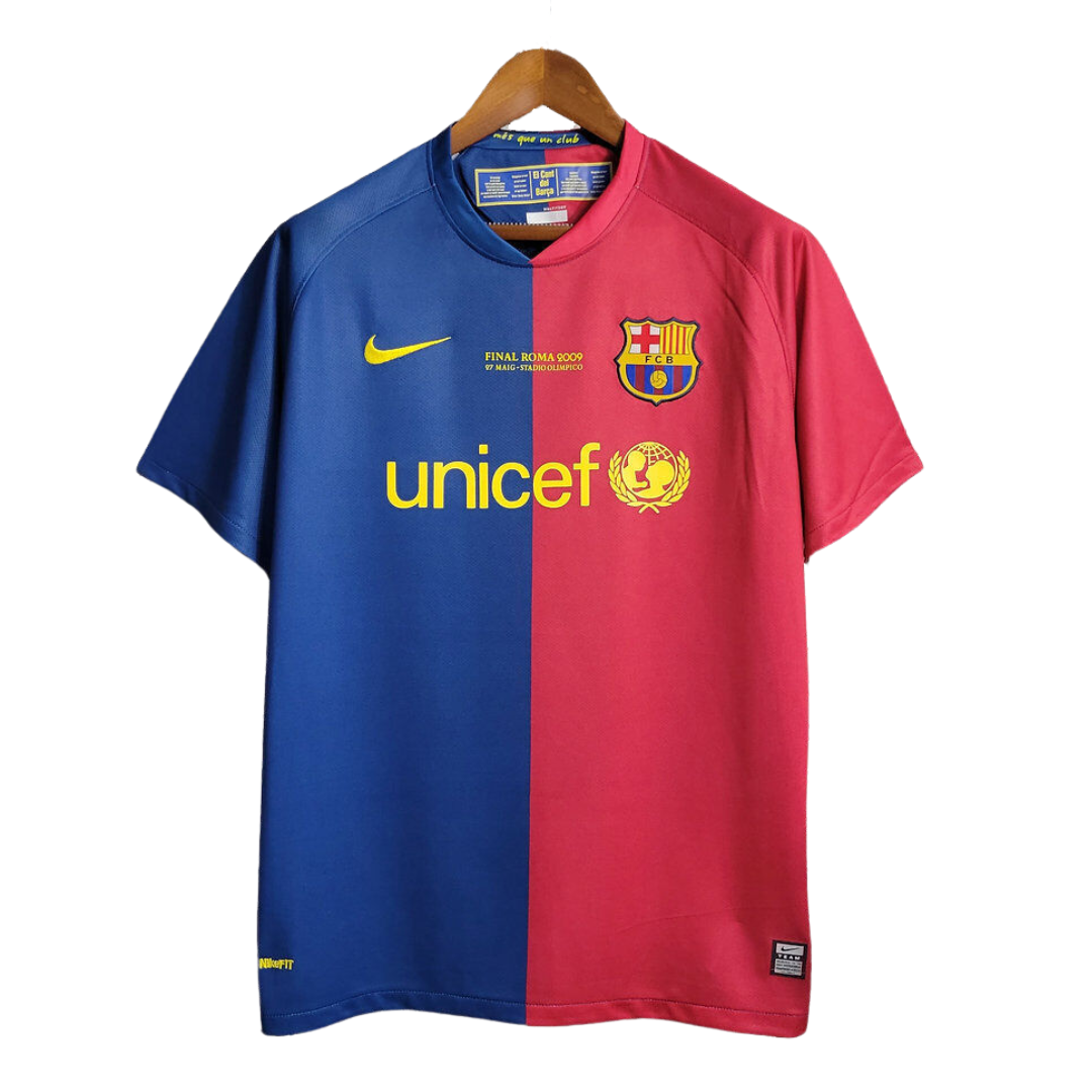FC Barcelona Home Shirt - 2009 - Champions League Final – Retro ...