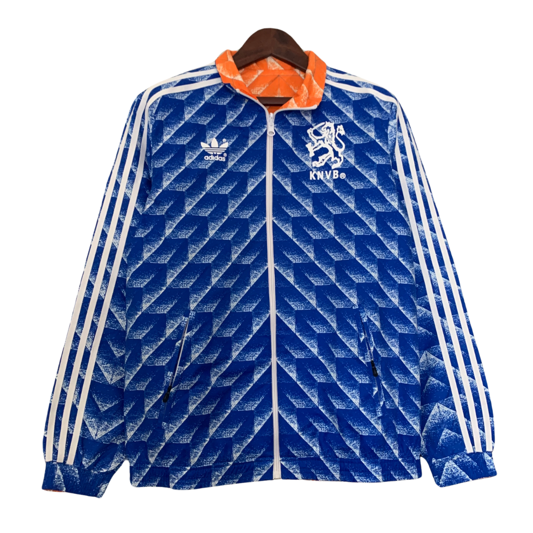 Netherlands 1988 Reversible Retro Jacket – Retro Football Shirts